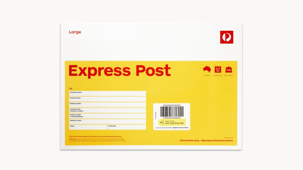 Express Post Letters Australia Post Express Post Letters Australia Post