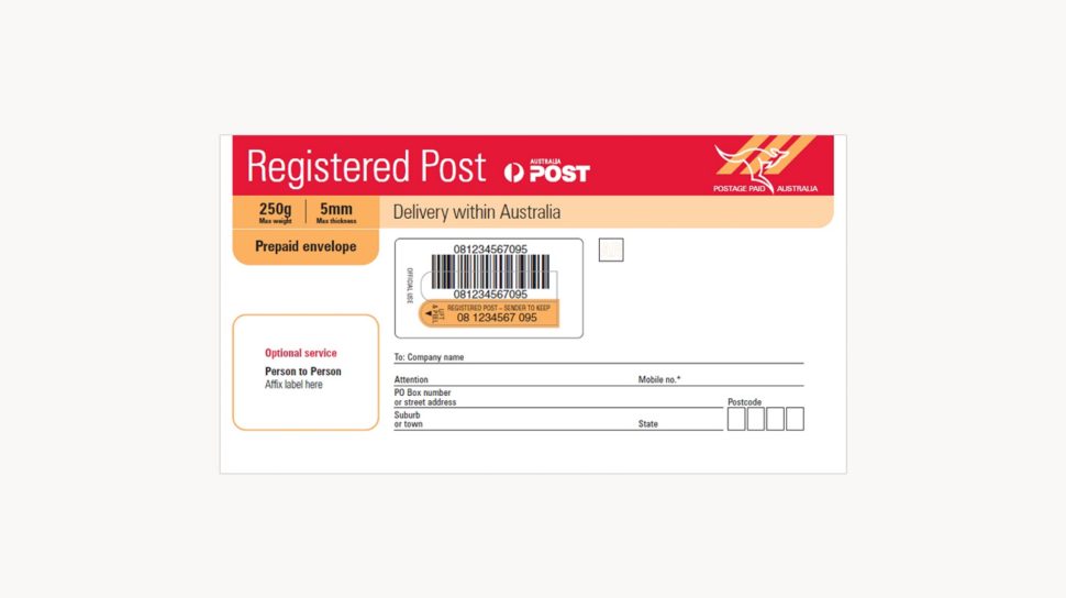 Send Letters In Australia Australia Post