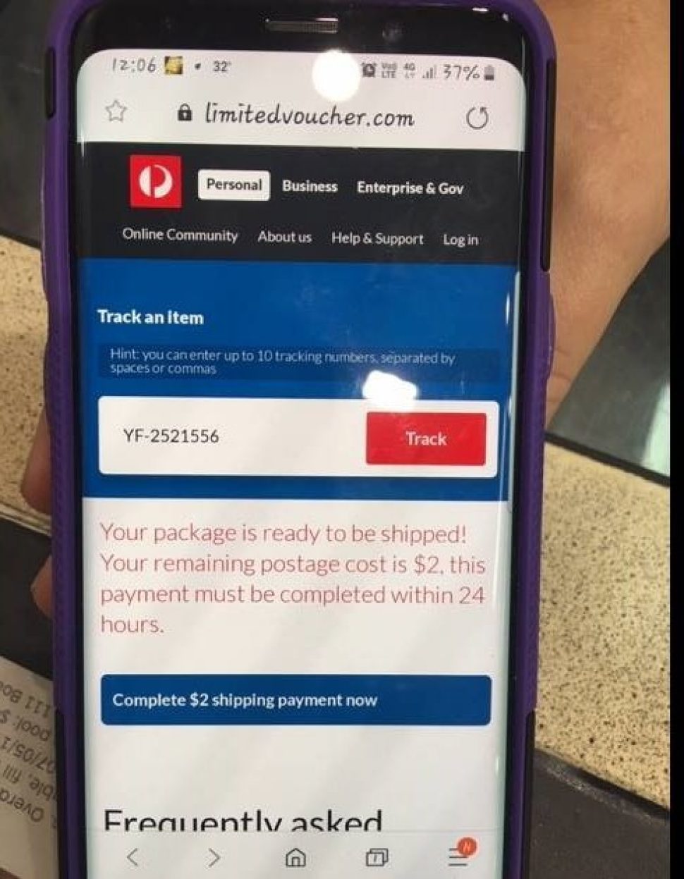 Scam alerts - Australia Post