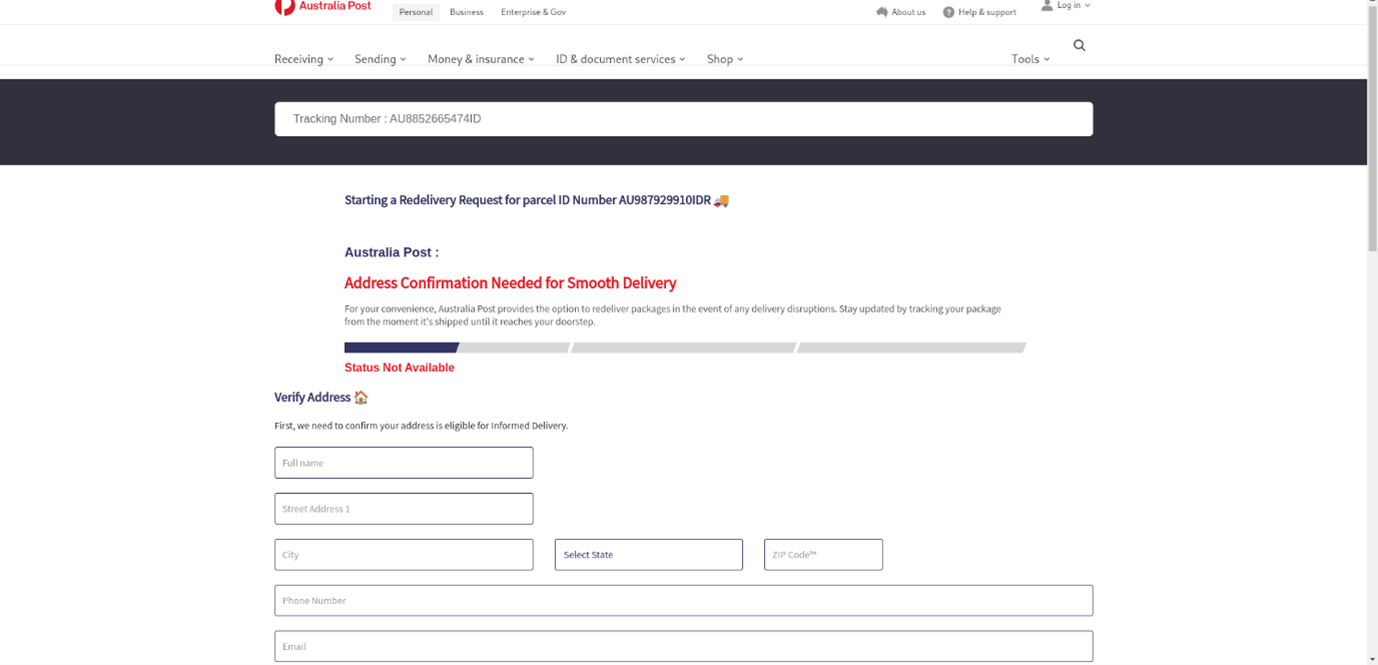 Scam alerts - Australia Post
