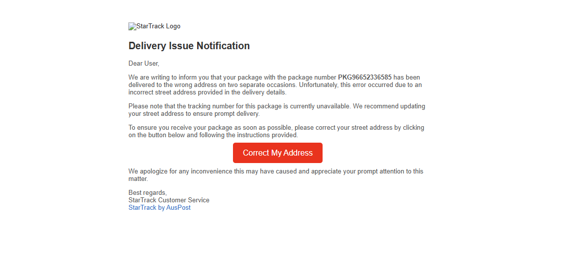 Scam alerts - Australia Post