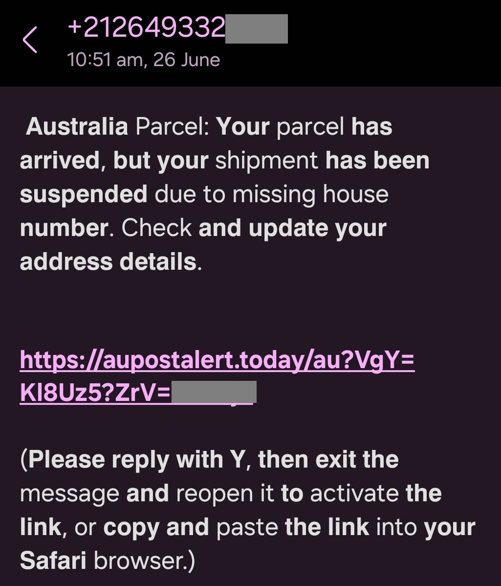 Scam alerts - Australia Post