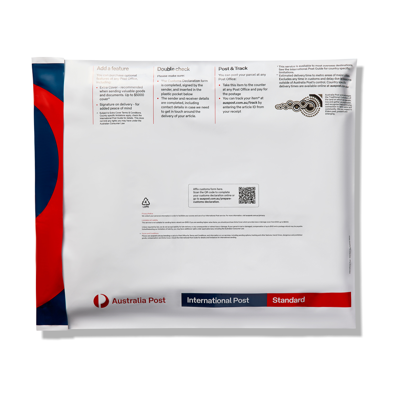International Standard Prepaid Satchel Large – New Zealand - Prepaid ...