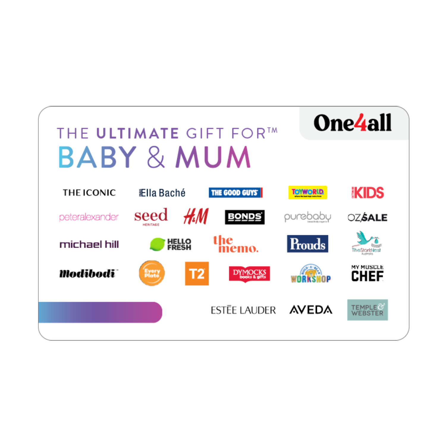 $100 Ultimate Gift for Baby & Mum - Gift cards