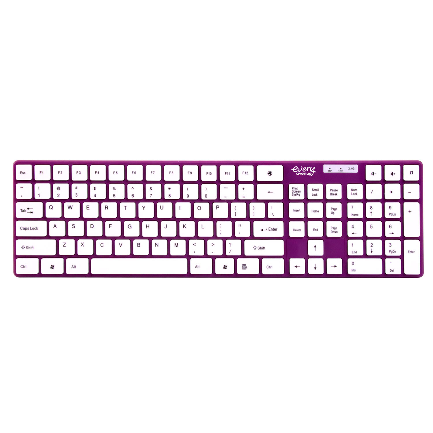 Every Avenue Wireless Connect Keyboard & Mouse Bundle Pack – Purple ...