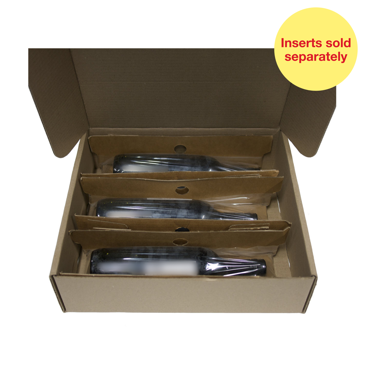 Wine and Spirit Box Triple Plain (367 x 334 x 105mm) – 10 Pack - Wine ...