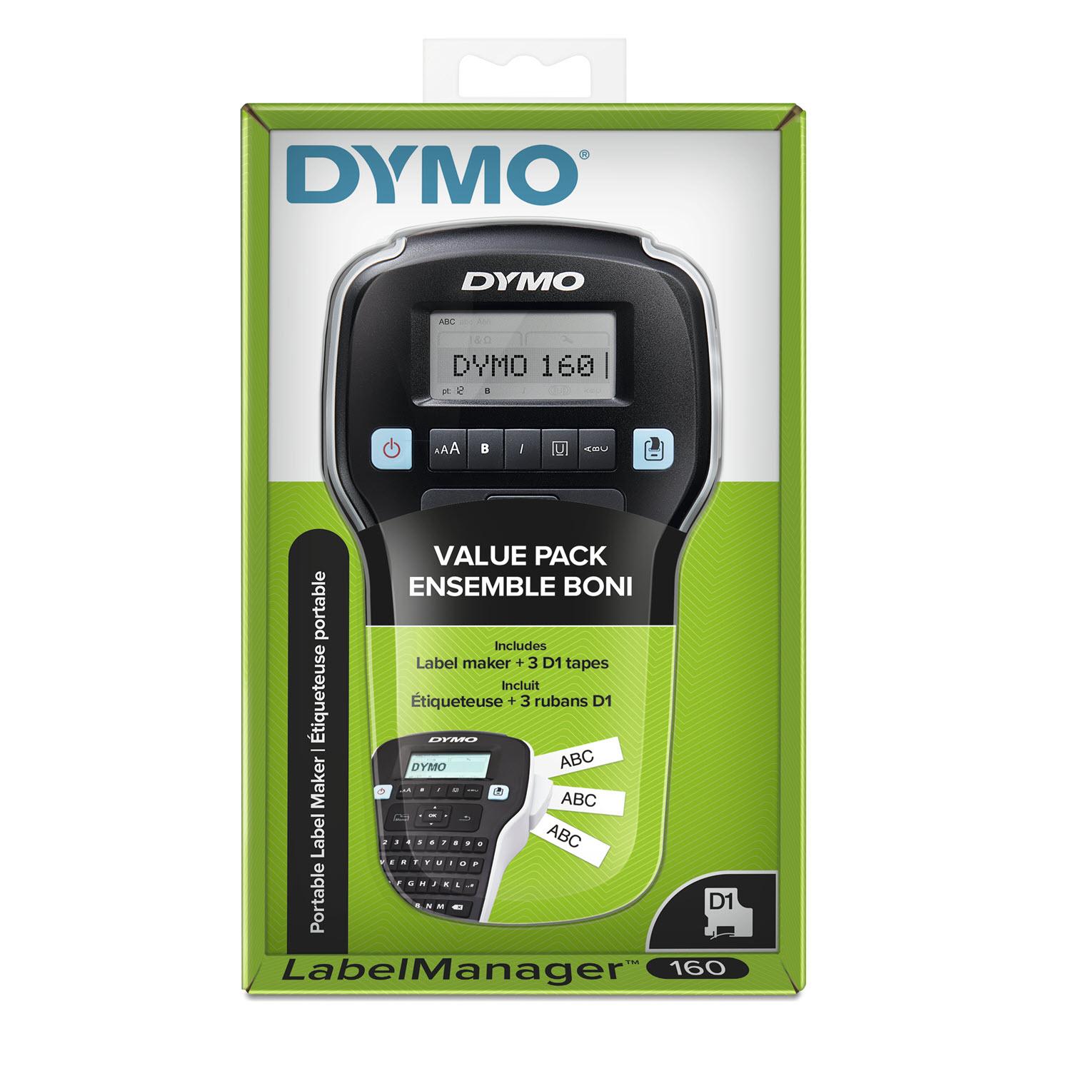 DYMO LabelManager 160 Handheld Labeller Value Pack - Office Equipment