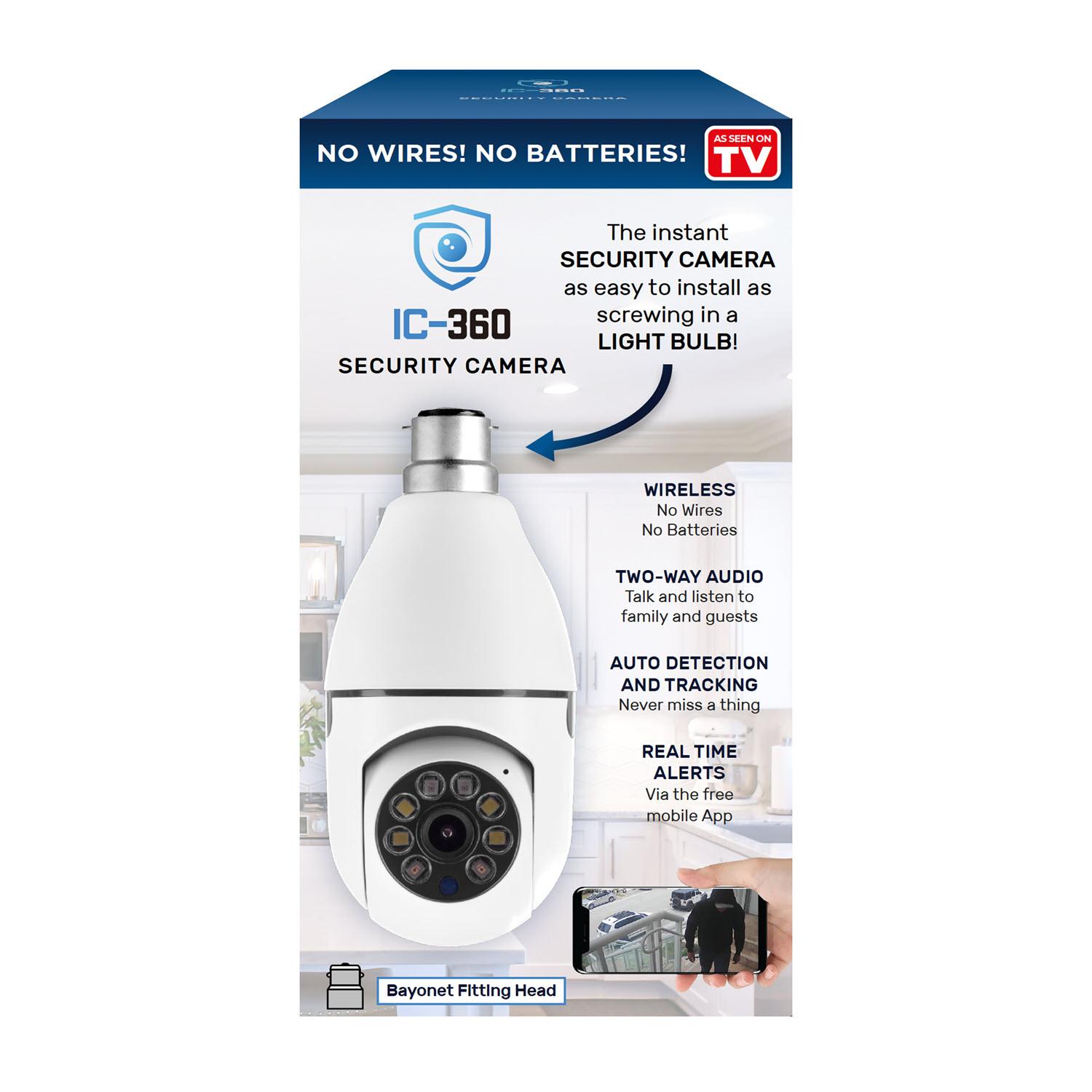 IC 360 Cam – Bayonet Fitting Head - As Seen on TV