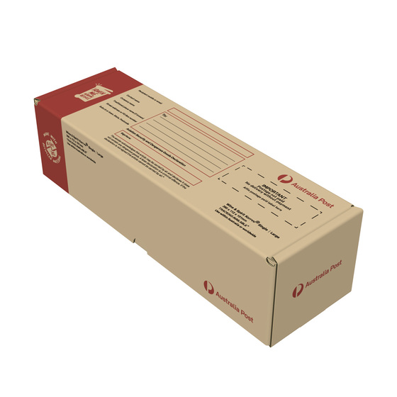 Australia Post Korrvu Wine and Spirit Box Single (367 x 112 x 102mm ...