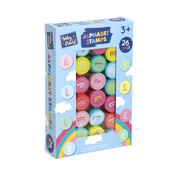 Alphabet Stamps – 26 Pack - Stationery