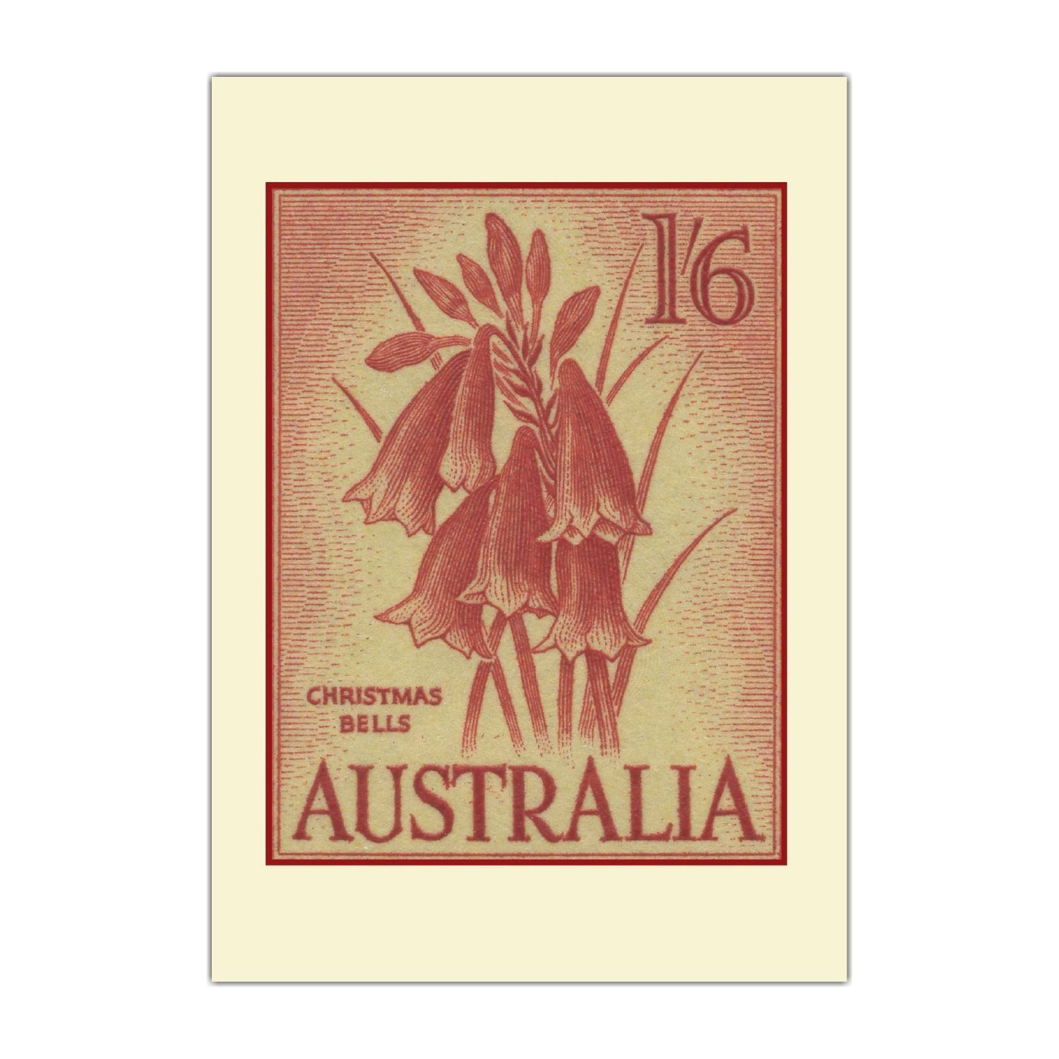 Australia Post Greeting Cards 'Christmas Bells Stamp' – Pack of 6 ...