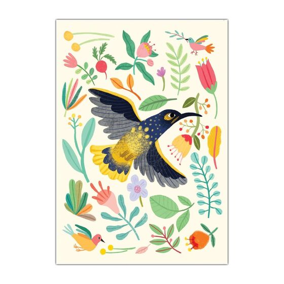 Cat MacInnes Greeting Cards 'Regent Honeyeater' – Pack of 6 - Greeting ...