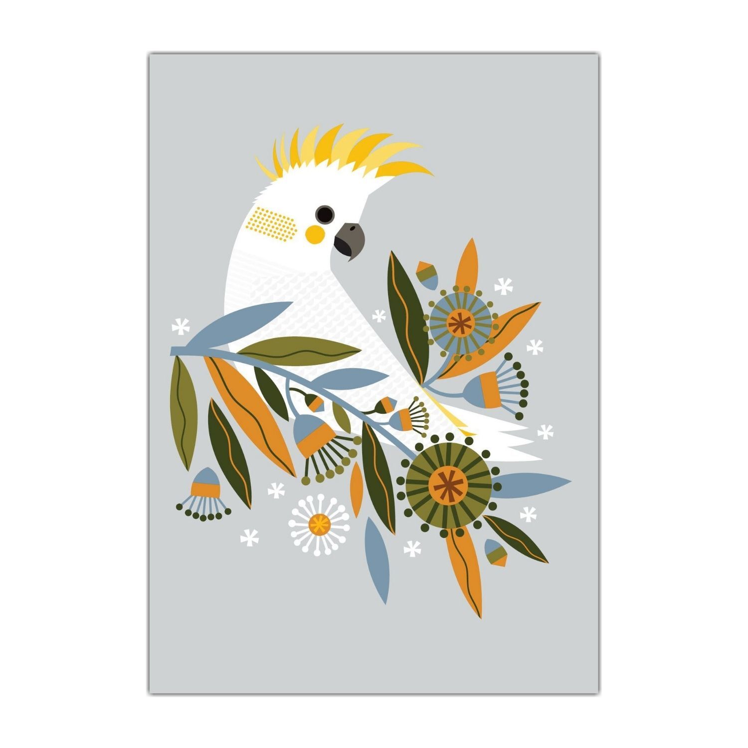 Natalie Marshall Greeting Cards 'Sulfur-crested Cockatoo' – Pack of 6 ...