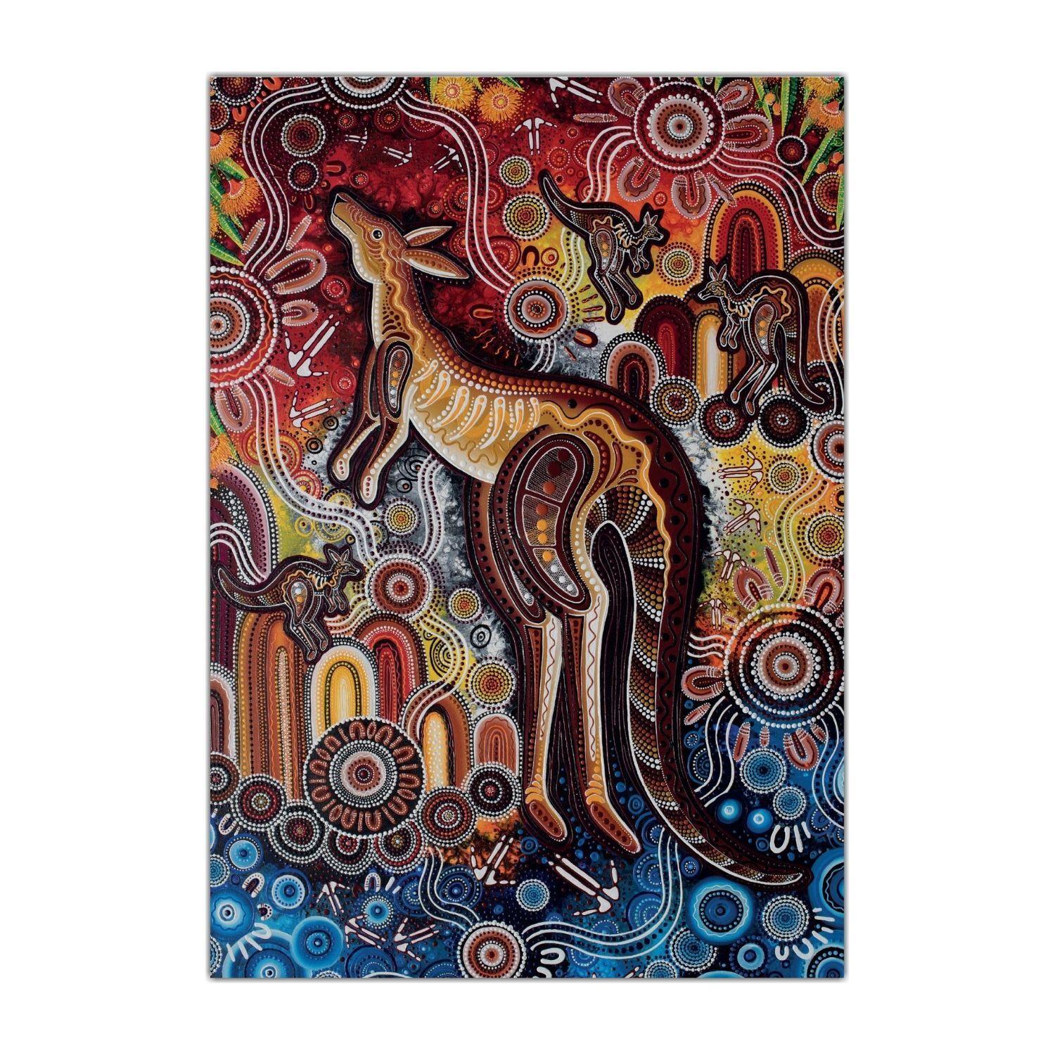 Chern’ee Sutton Greeting Cards 'Kangaroo Dreaming' – Pack of 6 ...