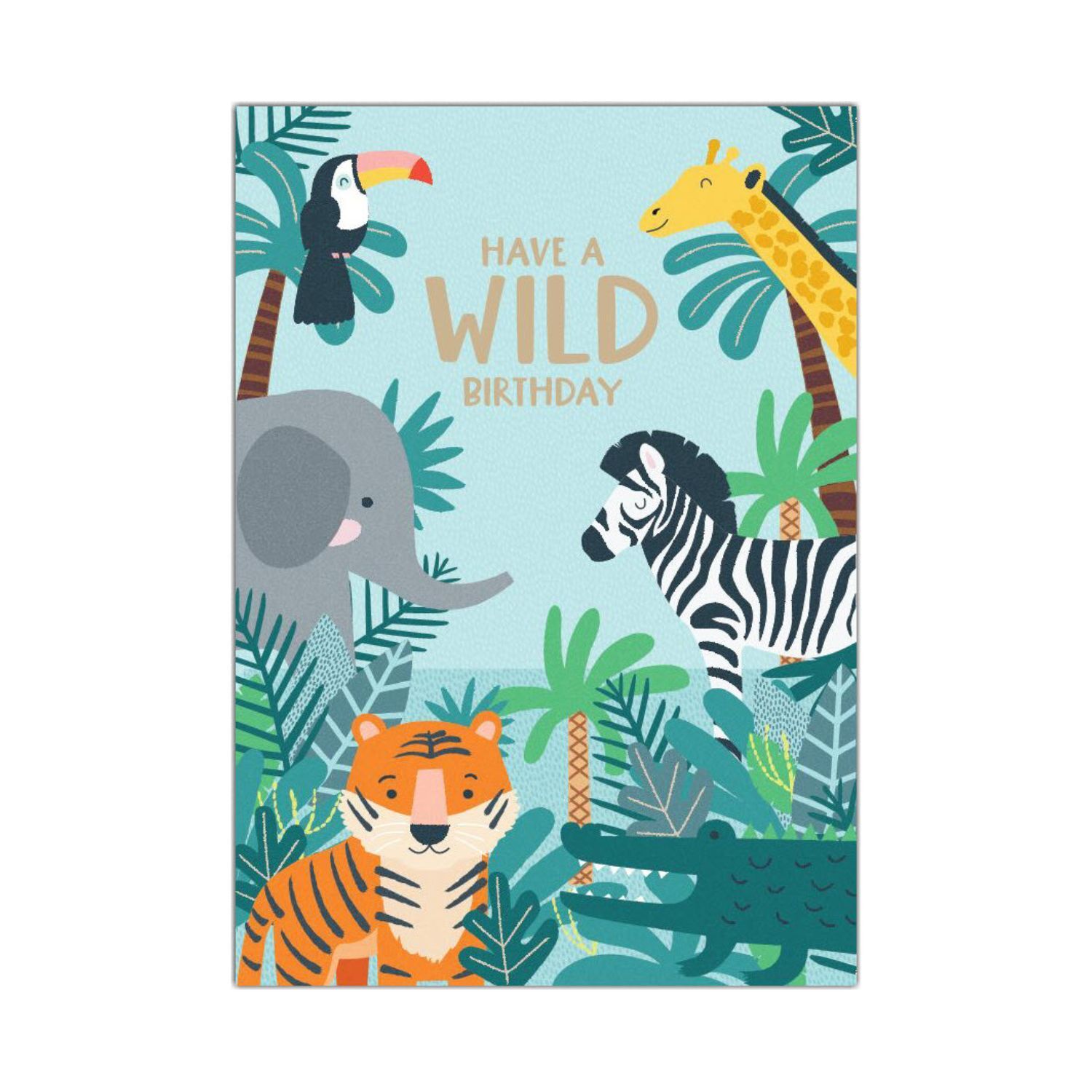 Eliza Wilson Greeting Cards 'Wild Birthday' – Pack of 6 - Greeting cards
