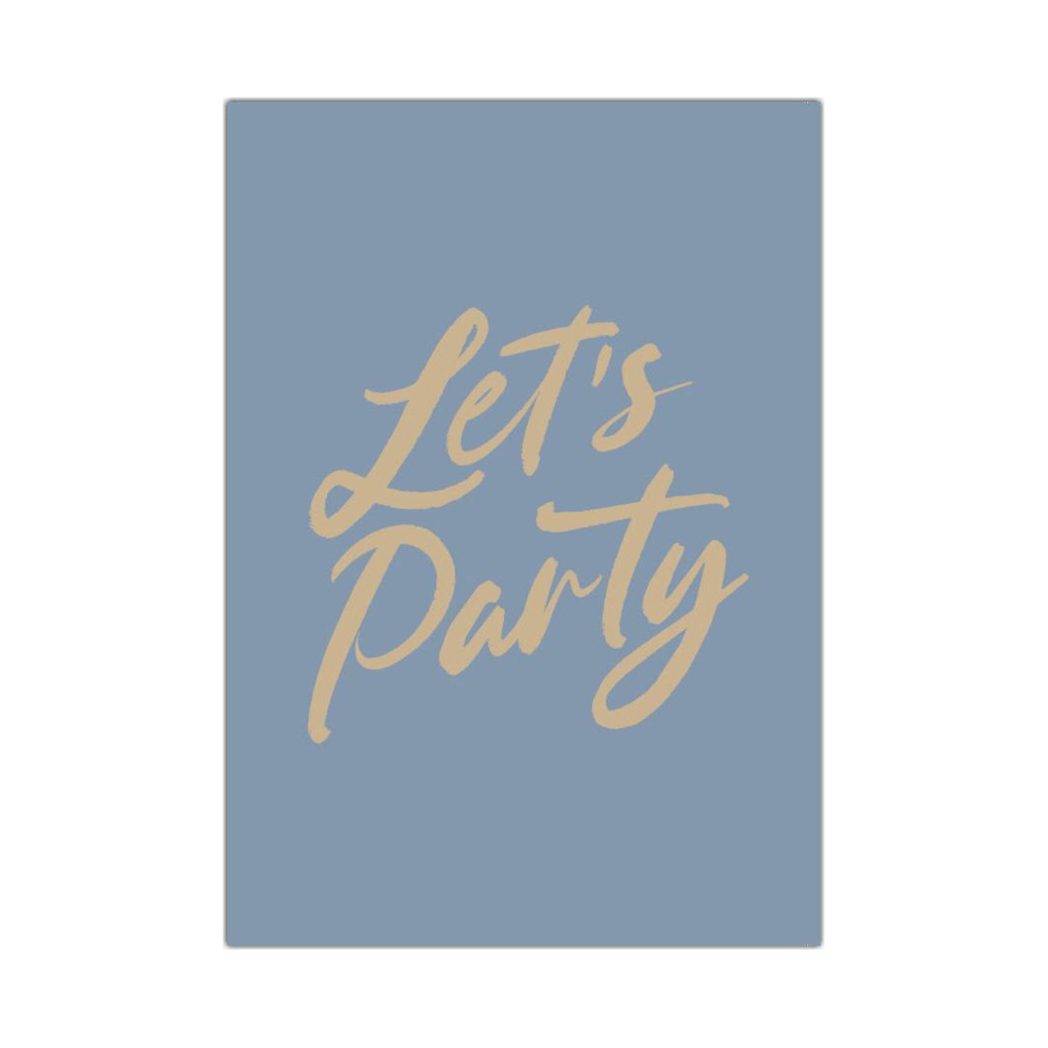 Eliza Wilson Greeting Cards 'Let's Party' – Pack of 6 - Greeting cards