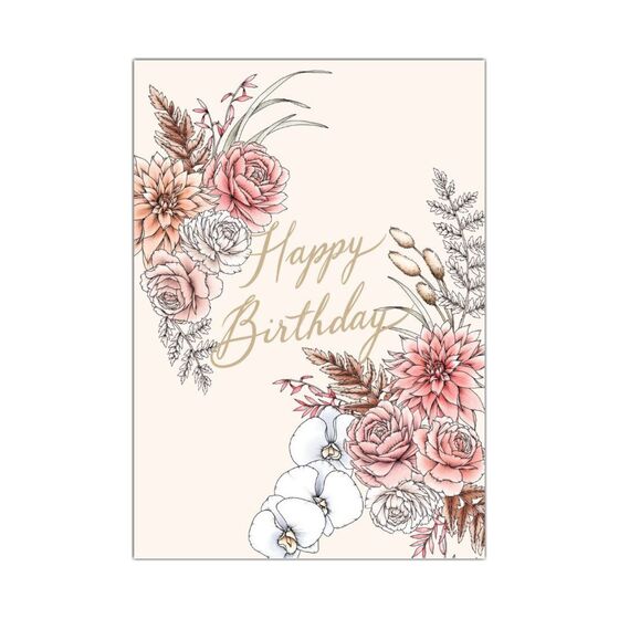 Shannon Cheung Greeting Cards 'Happy Birthday Pink' – Pack of 6 ...