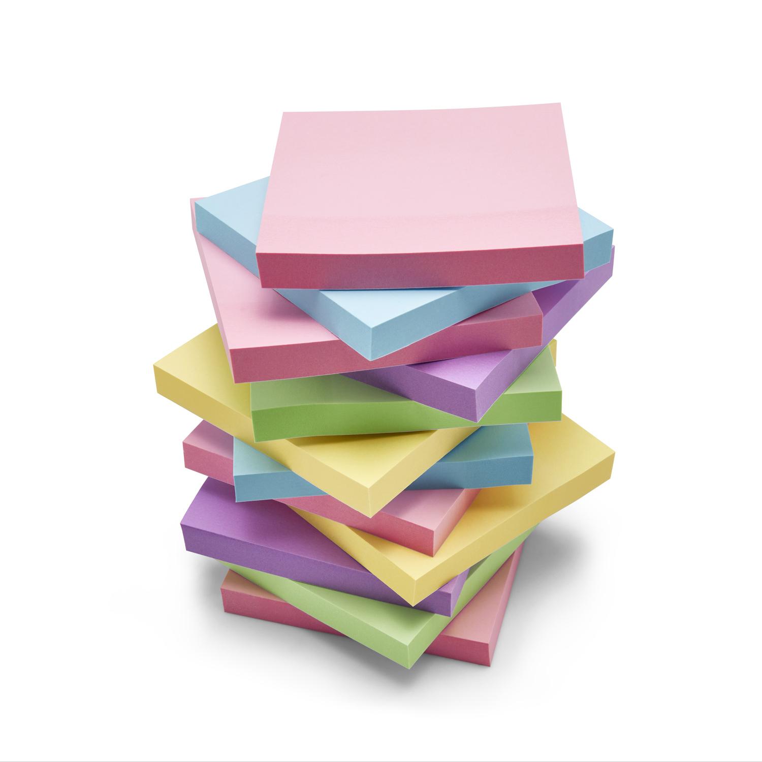 JoyUp Pastel Sticky Notes – 12 Pack - Accessories