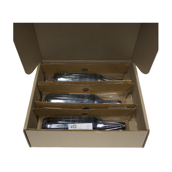 Korrvu Wine and Spirit Box Plain Triple (367 x 334 x 105mm) – Single ...