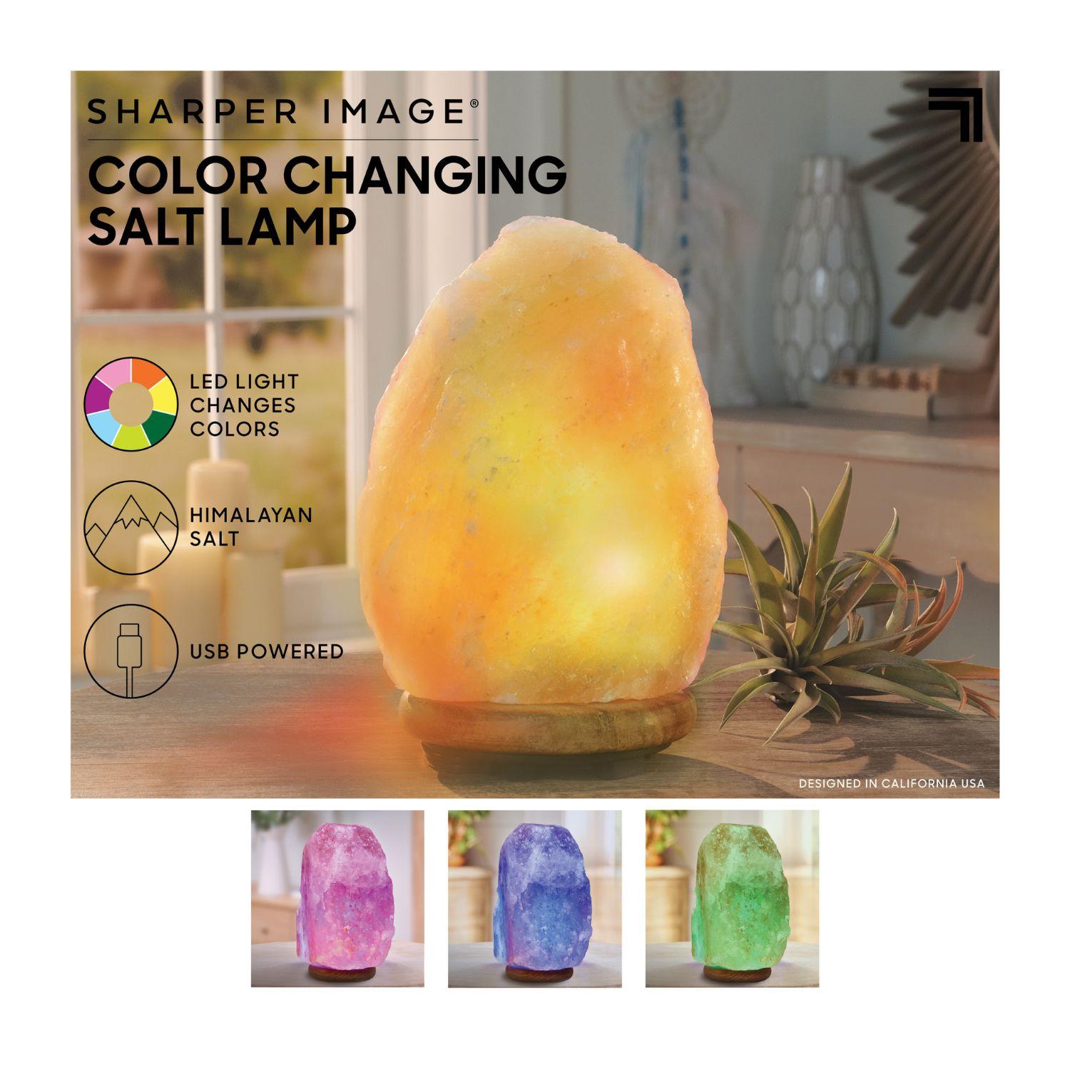Sharper Image Colour Changing Salt Lamp - View all