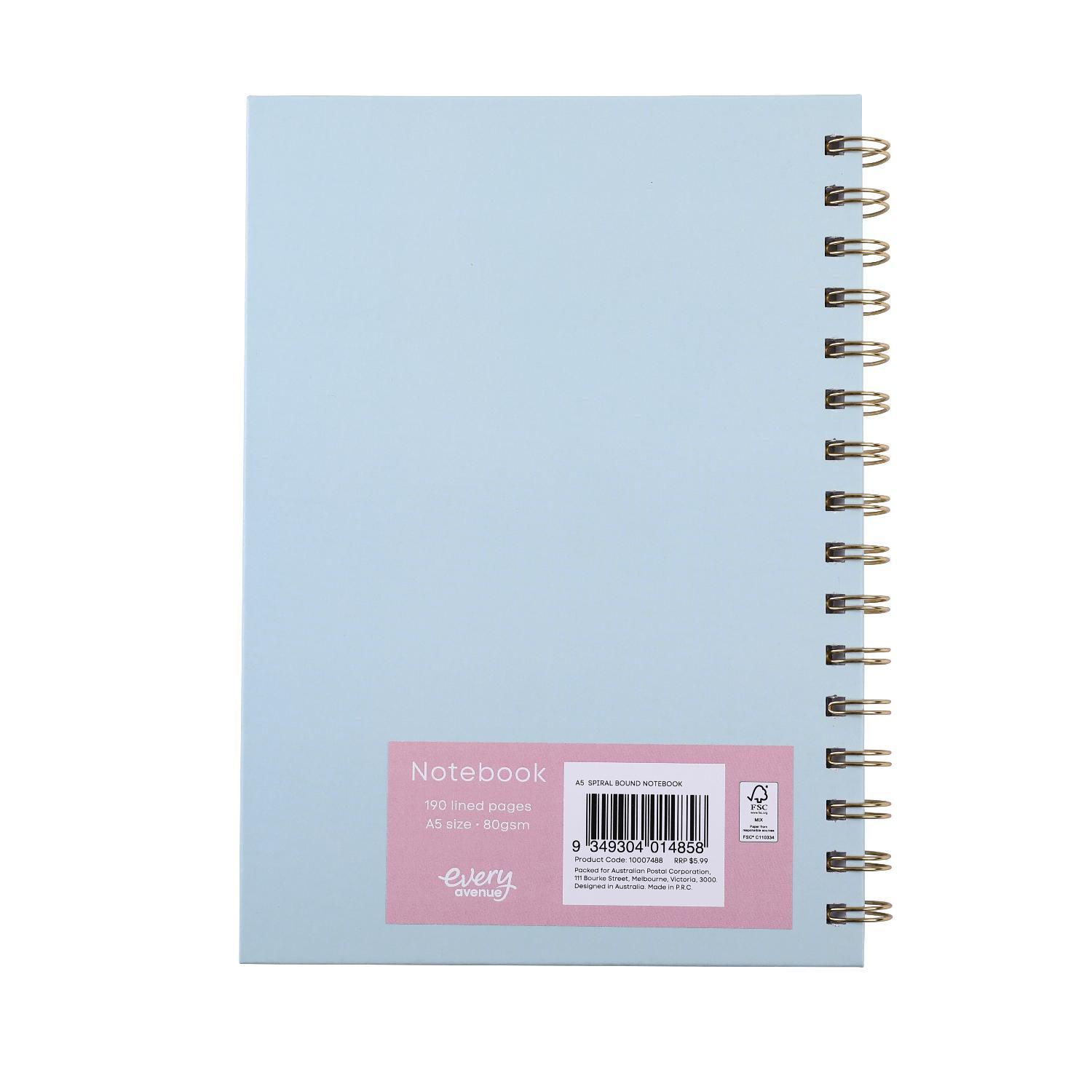 A5 Spiral Hardcover Notebook - Office equipment