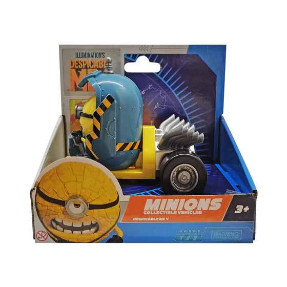 Minions Friction Car – Blue Hot Rod - Toys