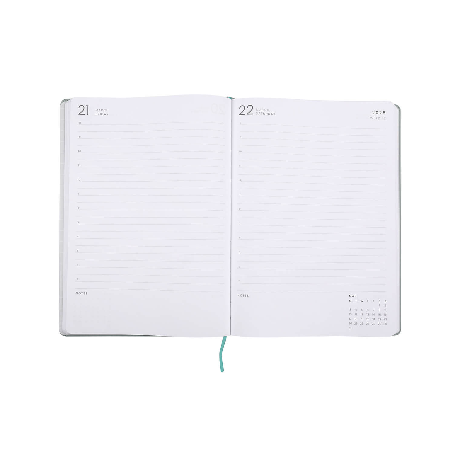 2025 JoyUp A4 Day to Page Diary – Khaki - Stationery