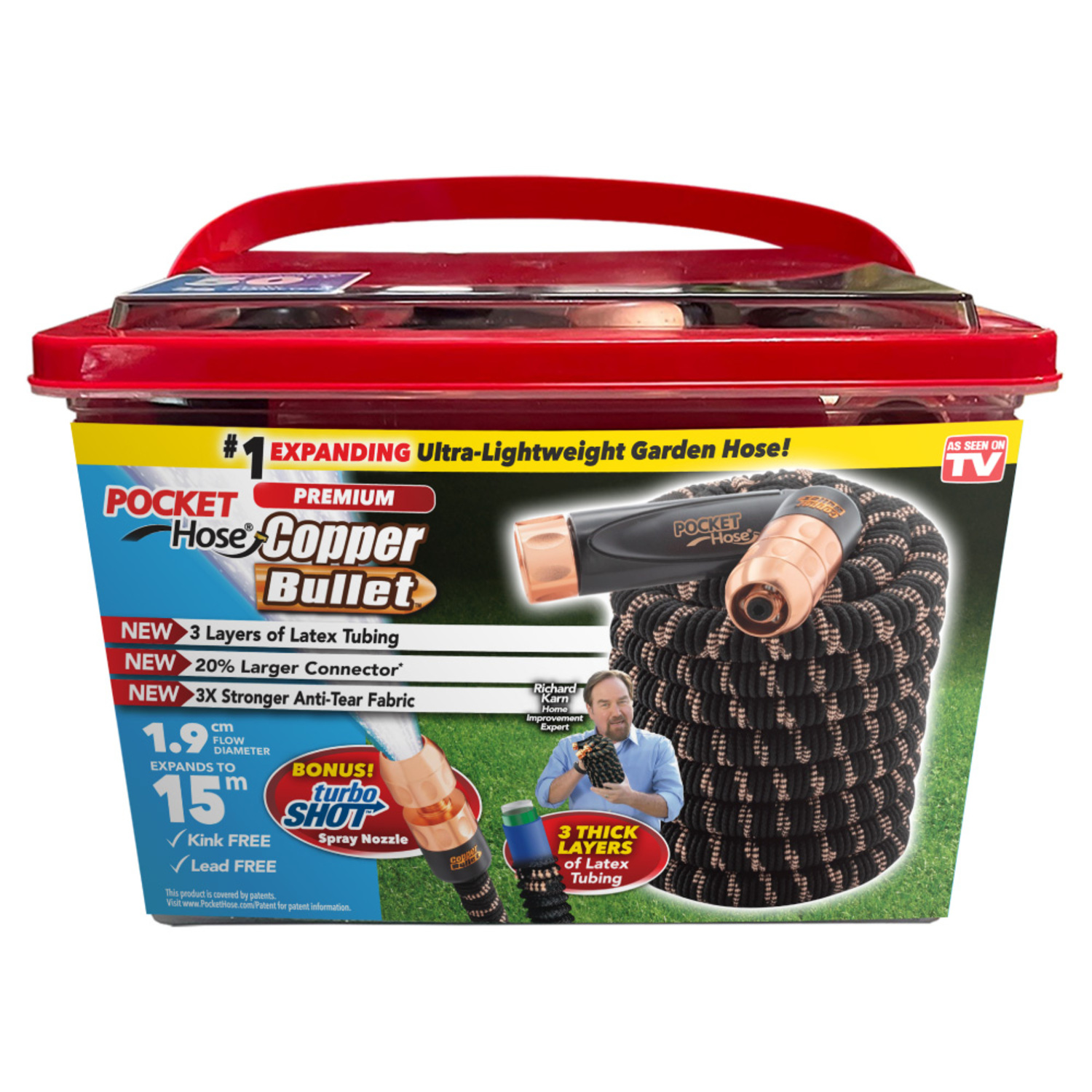 Pocket Hose Copper Bullet - Home & office