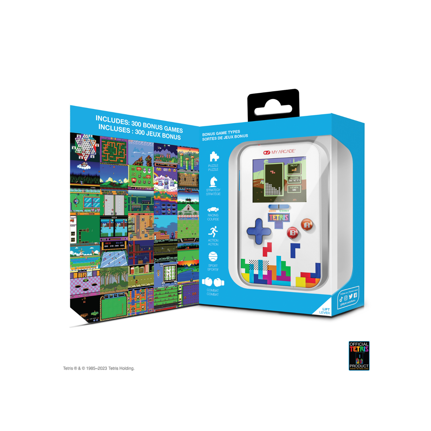 My Arcade Tetris Go Gamer White - Electric & remote control toys