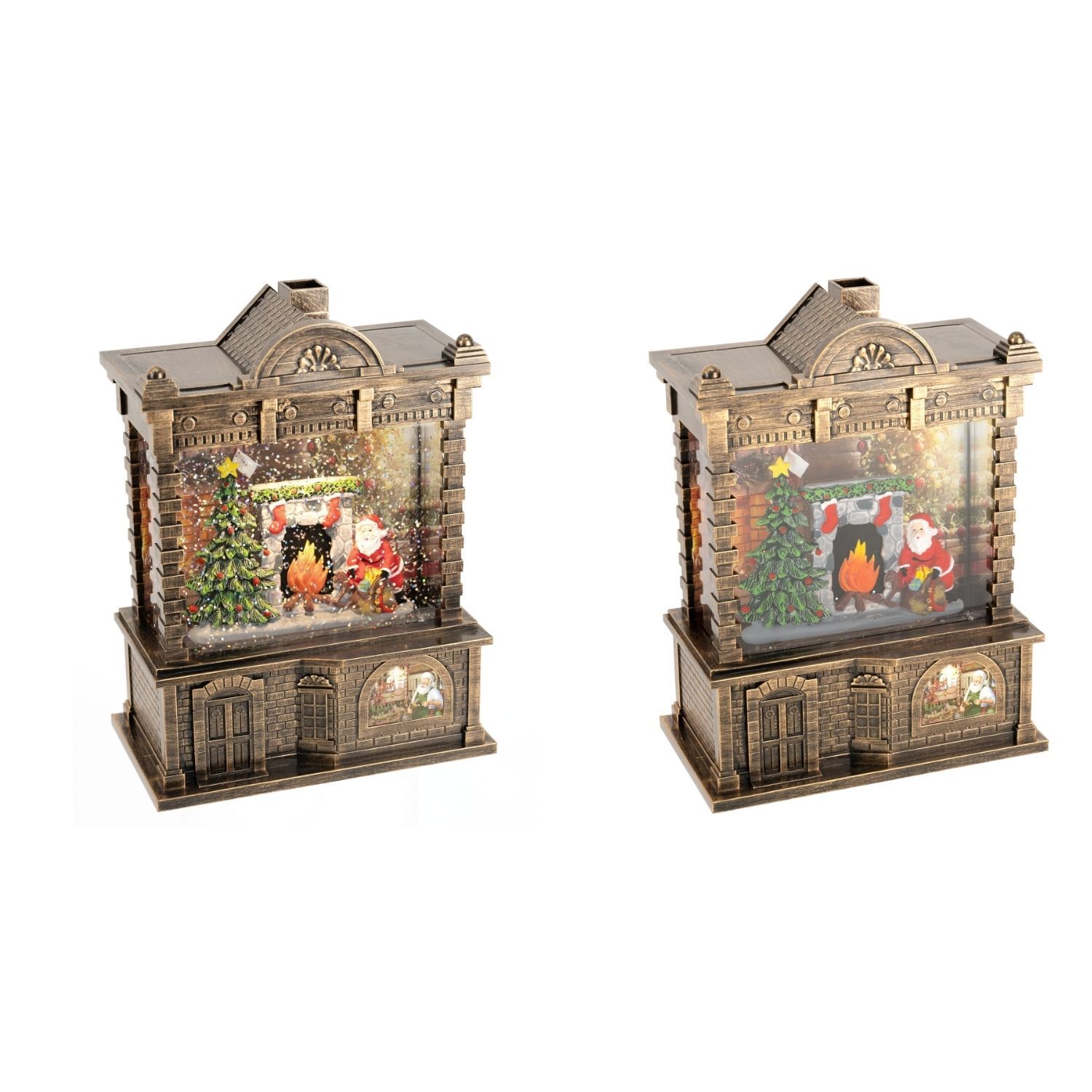 JoyUp Xmas Swirling Glitter House - Home decor