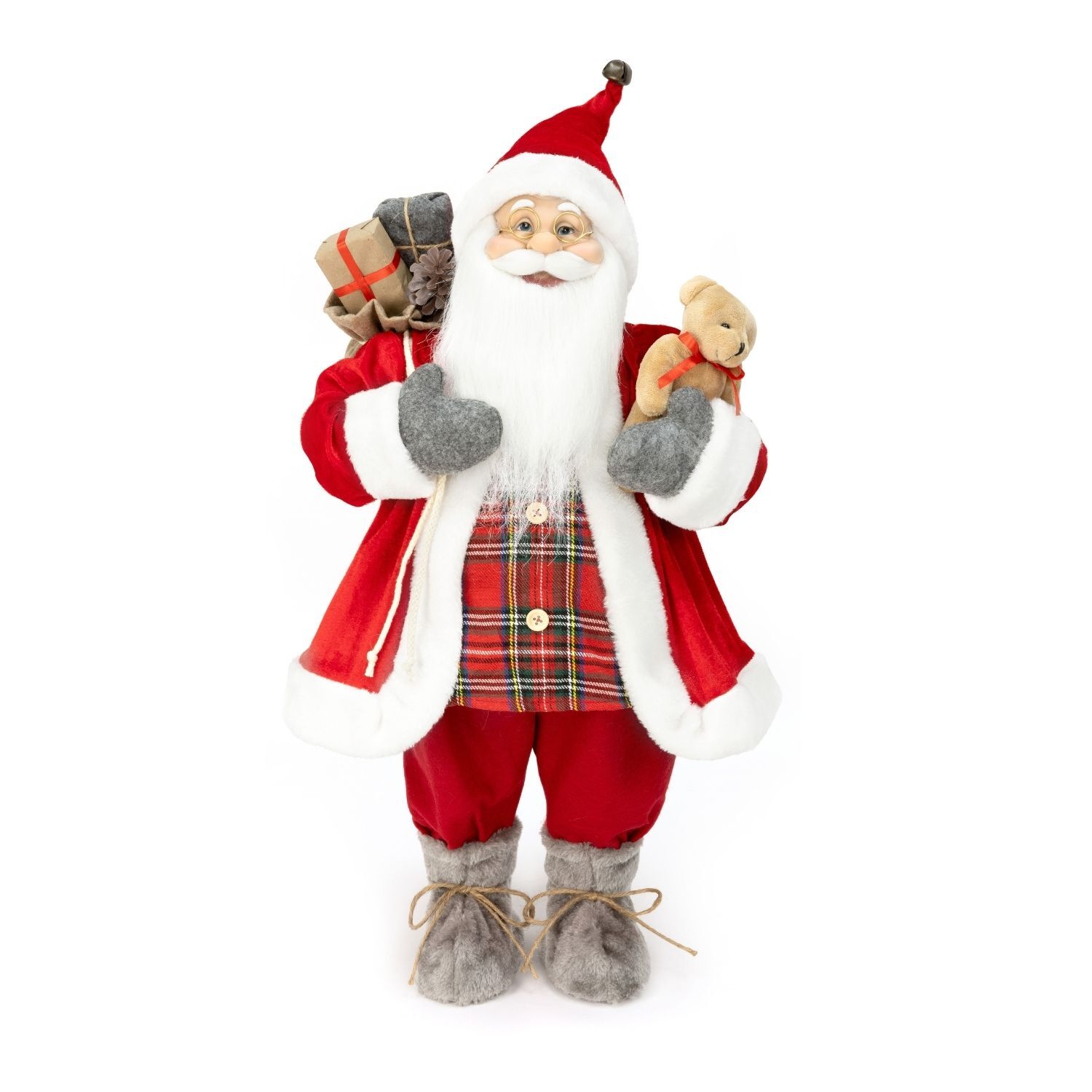 JoyUp Xmas Woodland Santa 60cm - Home decor