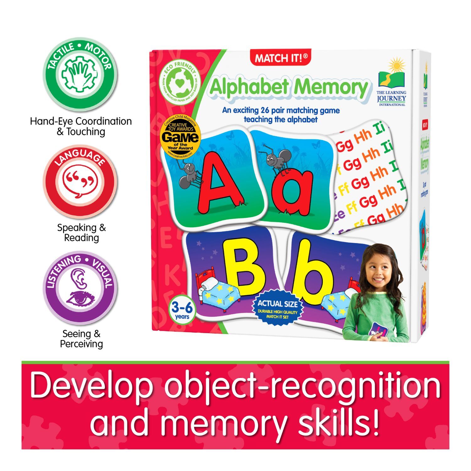 Match It! Memory – Alphabet - Jigsaw puzzles and board games