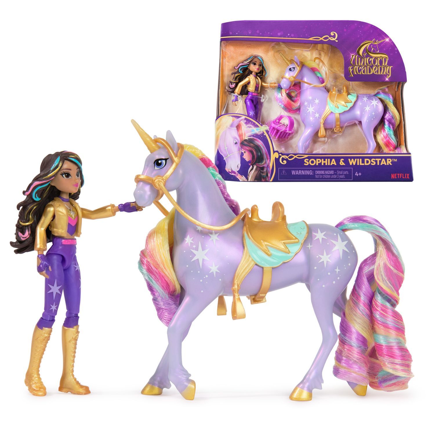 Unicorn Academy Doll and Unicorn Collection - Toys