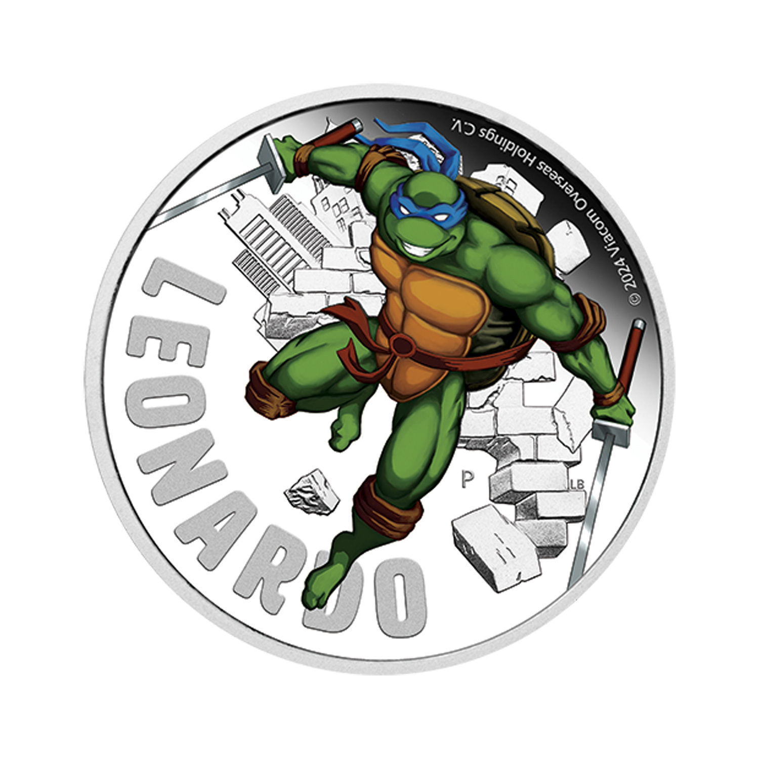 2024 Teenage Mutant Ninja Turtles Leonardo 1oz Silver Proof Coin - The ...