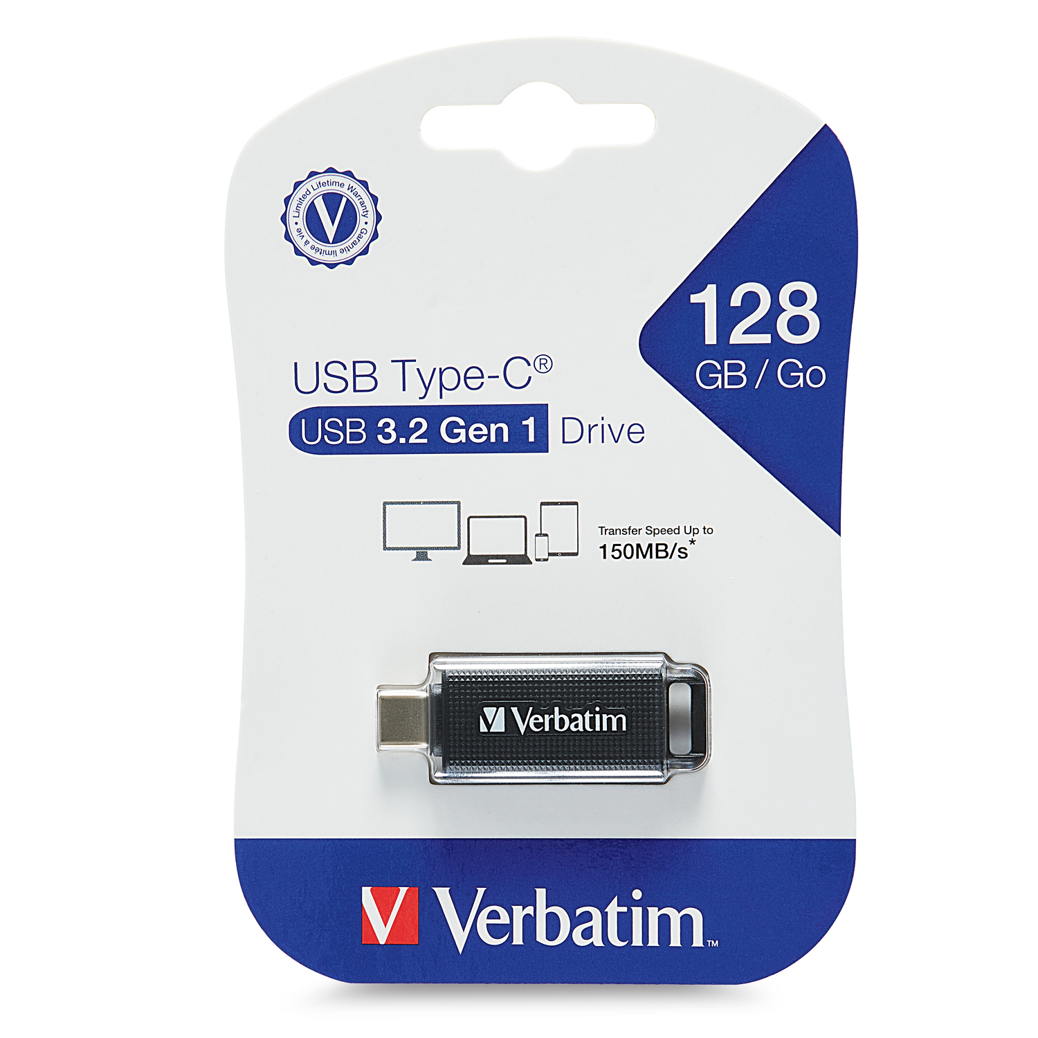 Vertabim Type-C USB 3.2 GEN1 128GB - Electronics