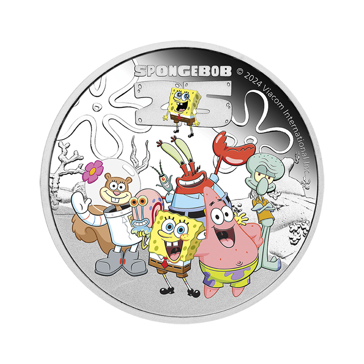 2024 SpongeBob and Friends 1oz Silver Proof Coin - The Perth Mint