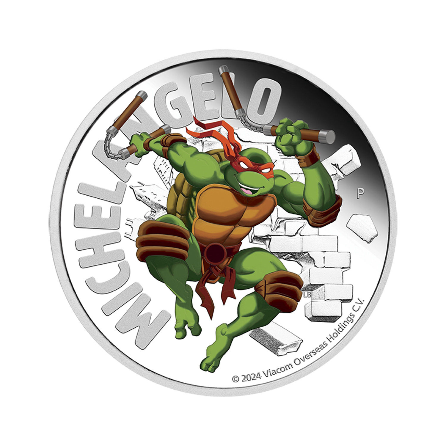 2024 Teenage Mutant Ninja Turtles Michelangelo 1oz Silver Proof Coin ...