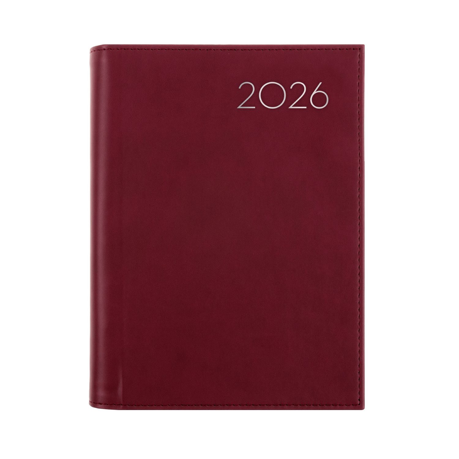 JoyUp A5 Spiral Day to Page 2026 Diary – Plum - Stationery