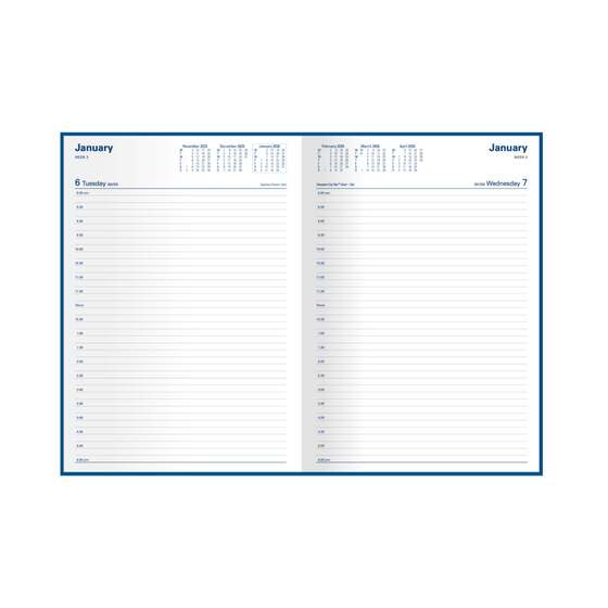 Kingsgrove A4 Day to Page 2026 Diary – Blue - Stationery
