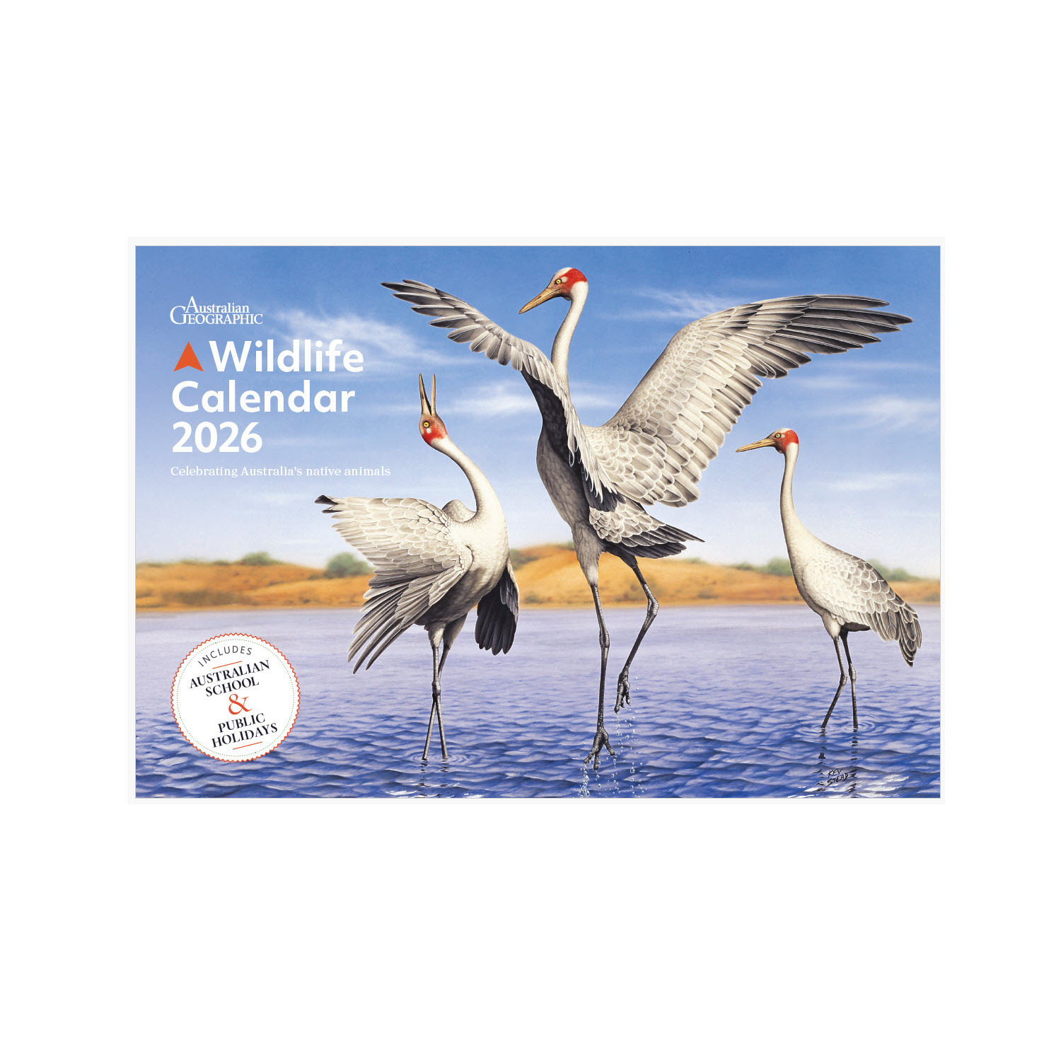 Australian Geographic A4 Illustrated 2026 Calendar - Stationery