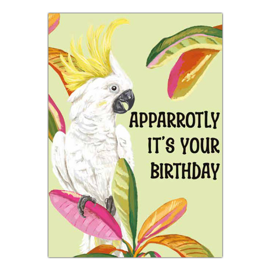 La La Land Greeting Cards 'Apparrotly' – Pack of 6 - Greeting cards
