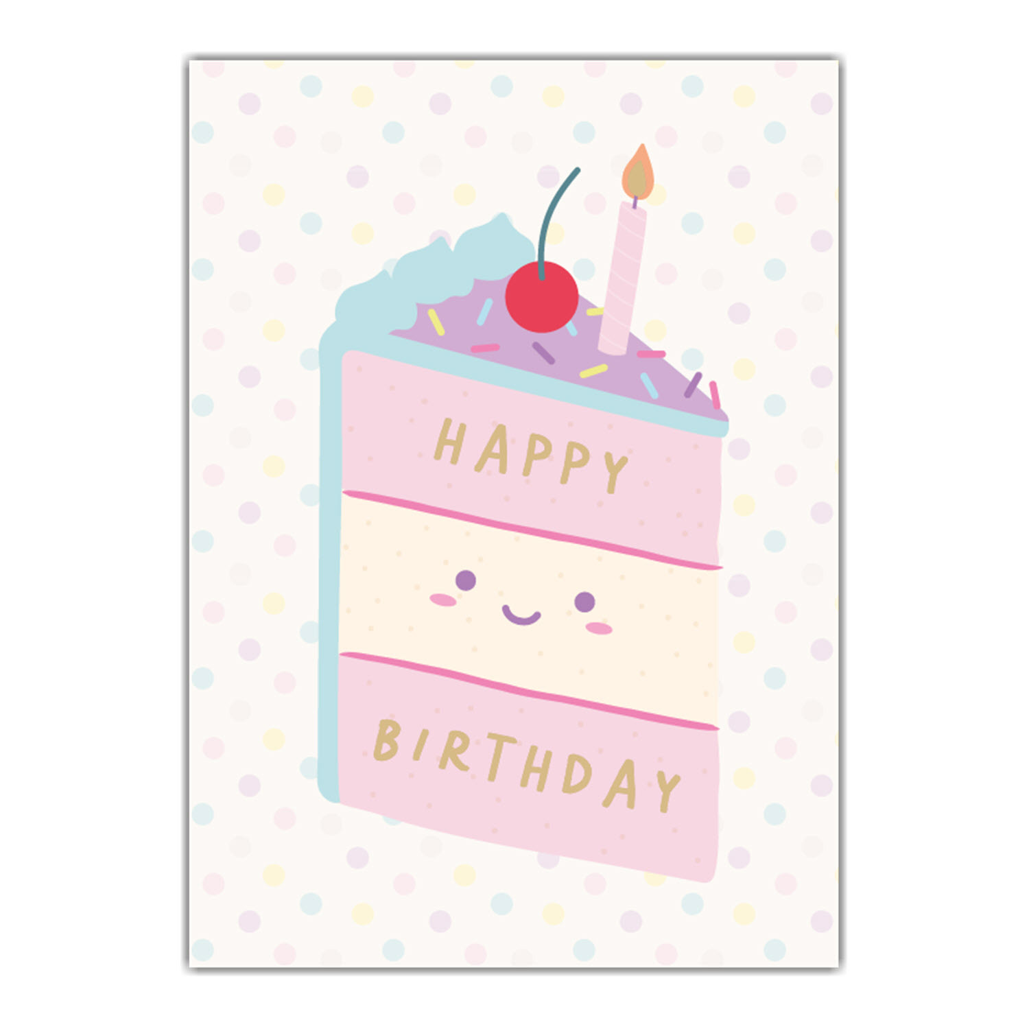 Eliza Wilson Greeting Cards 'Cake' – Pack of 6 - Greeting cards