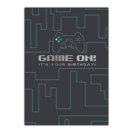 Eliza Wilson Greeting Cards 'Gamer' – Pack of 6 - Greeting cards