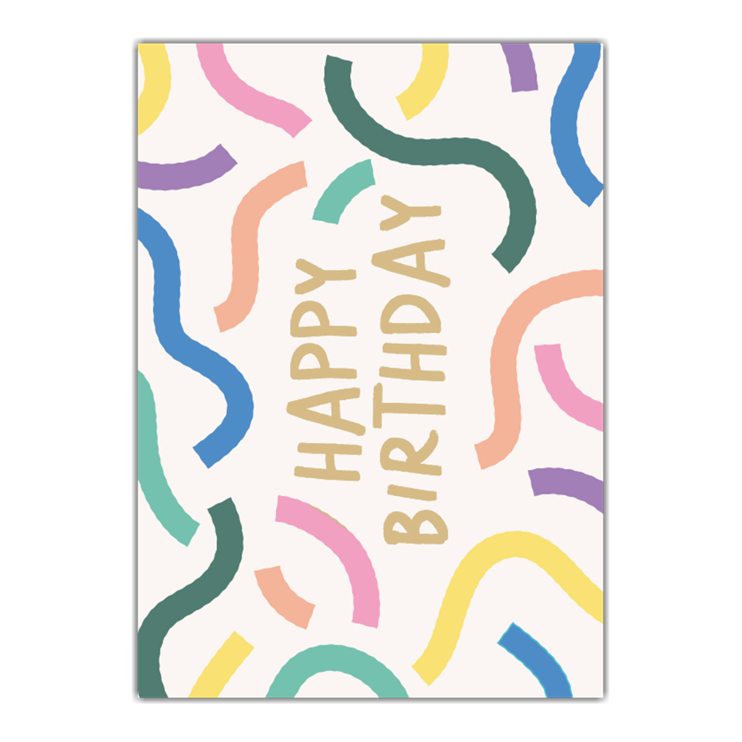 Eliza Wilson Greeting Cards 'Streamers' – Pack of 6 - Greeting cards