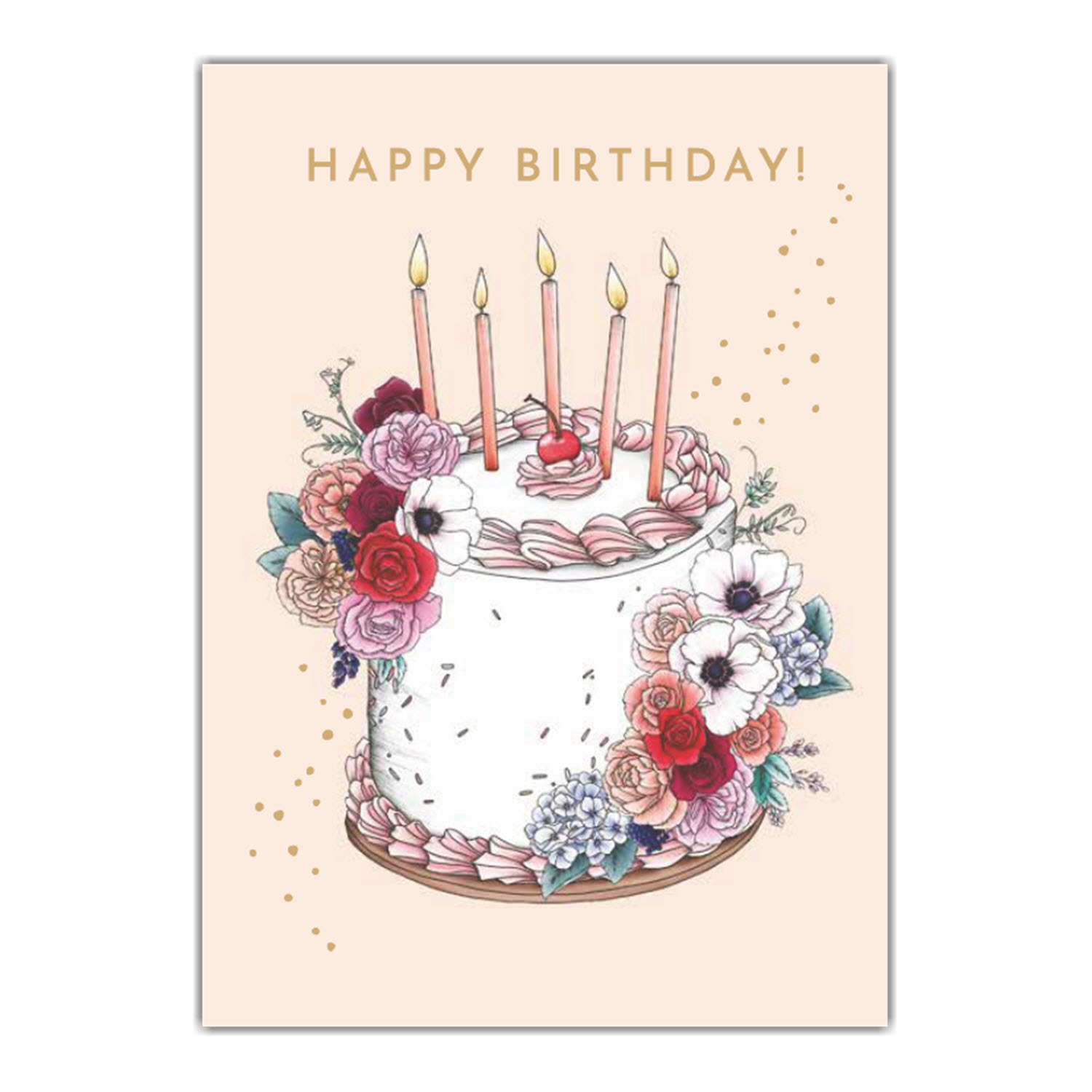 Shannon Cheung Greeting Cards 'Happy Birthday Pink' – Pack of 6 ...