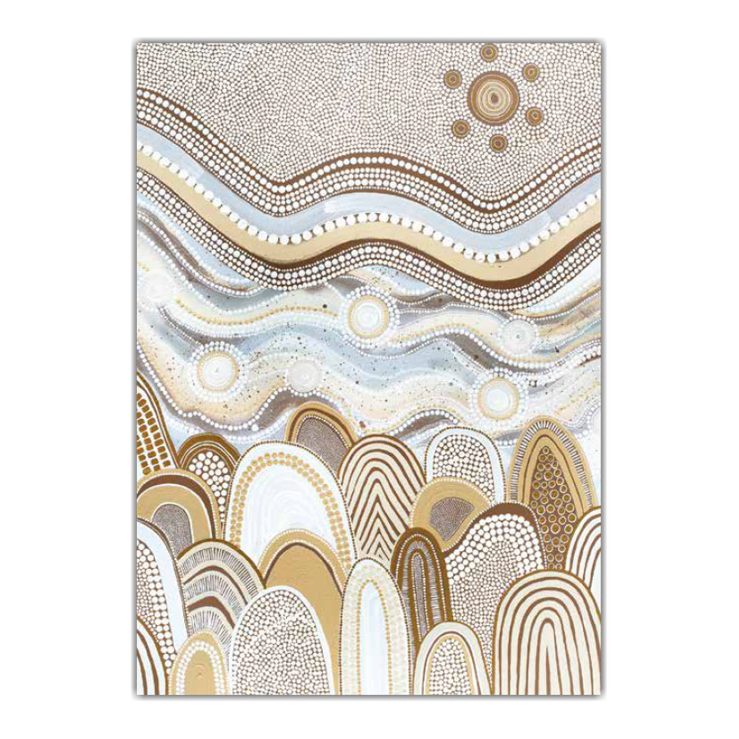 Kamilya Lowana Greeting Cards 'Under the Sun' – Pack of 6 - Greeting cards