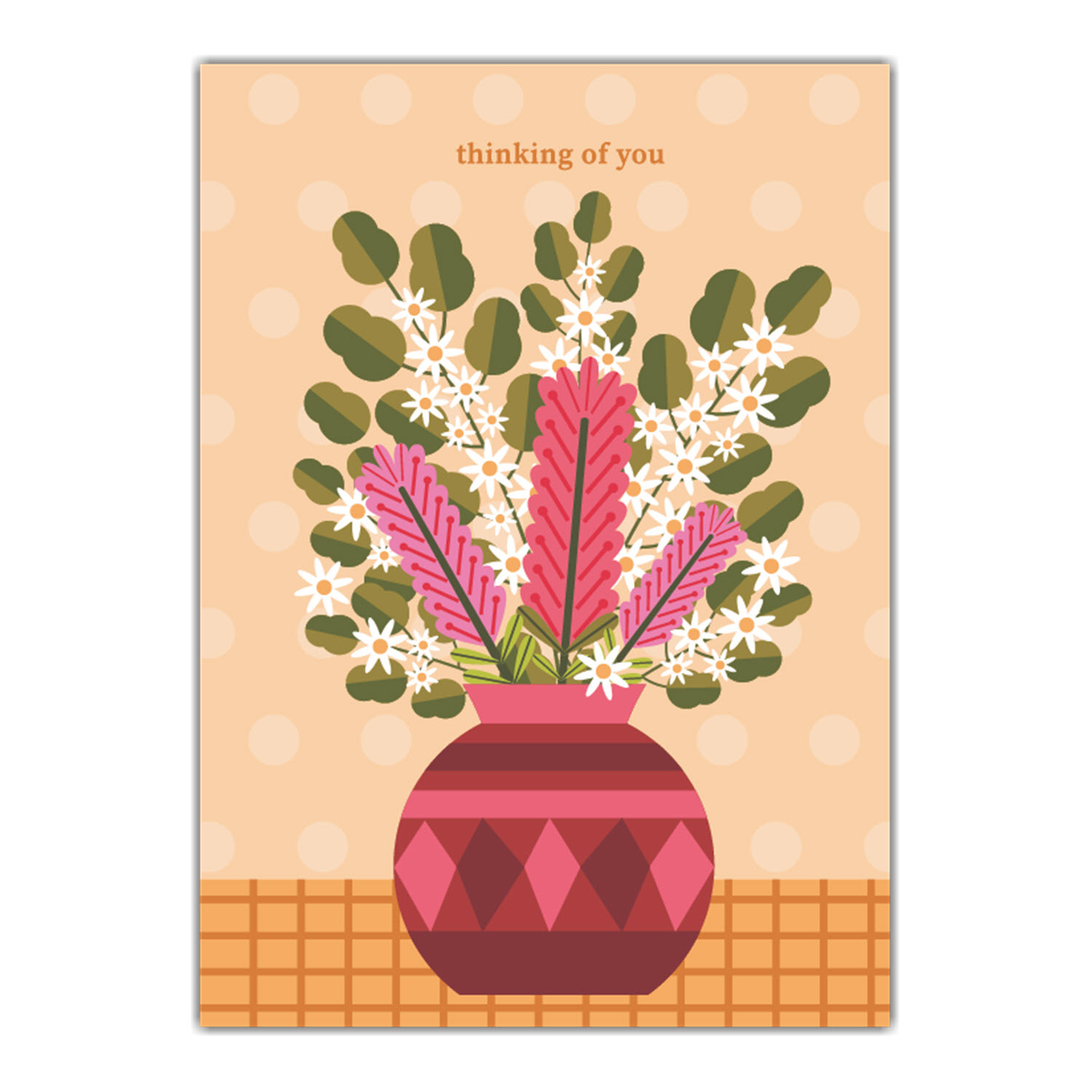 Natalie Marshall Greeting Cards 'Thinking of You' – Pack of 6 ...