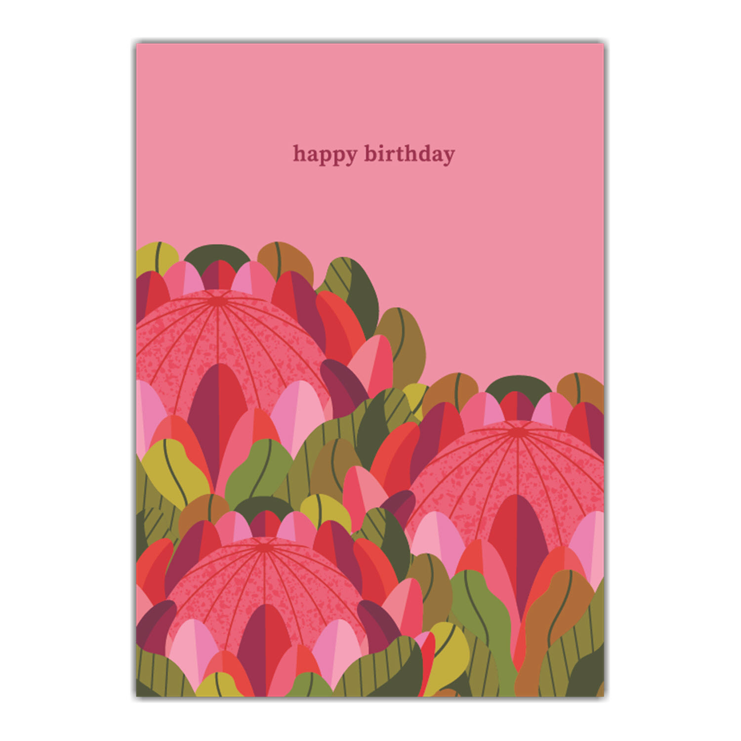 Natalie Marshall Greeting Cards 'Birthday Protea' – Pack of 6 ...