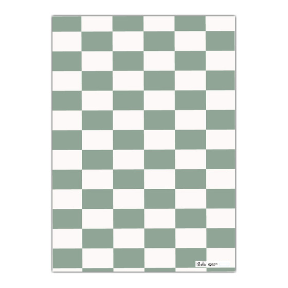 Eliza Wilson Wrapping Paper 'Checks' – Pack of 4 - Gift wrapping paper