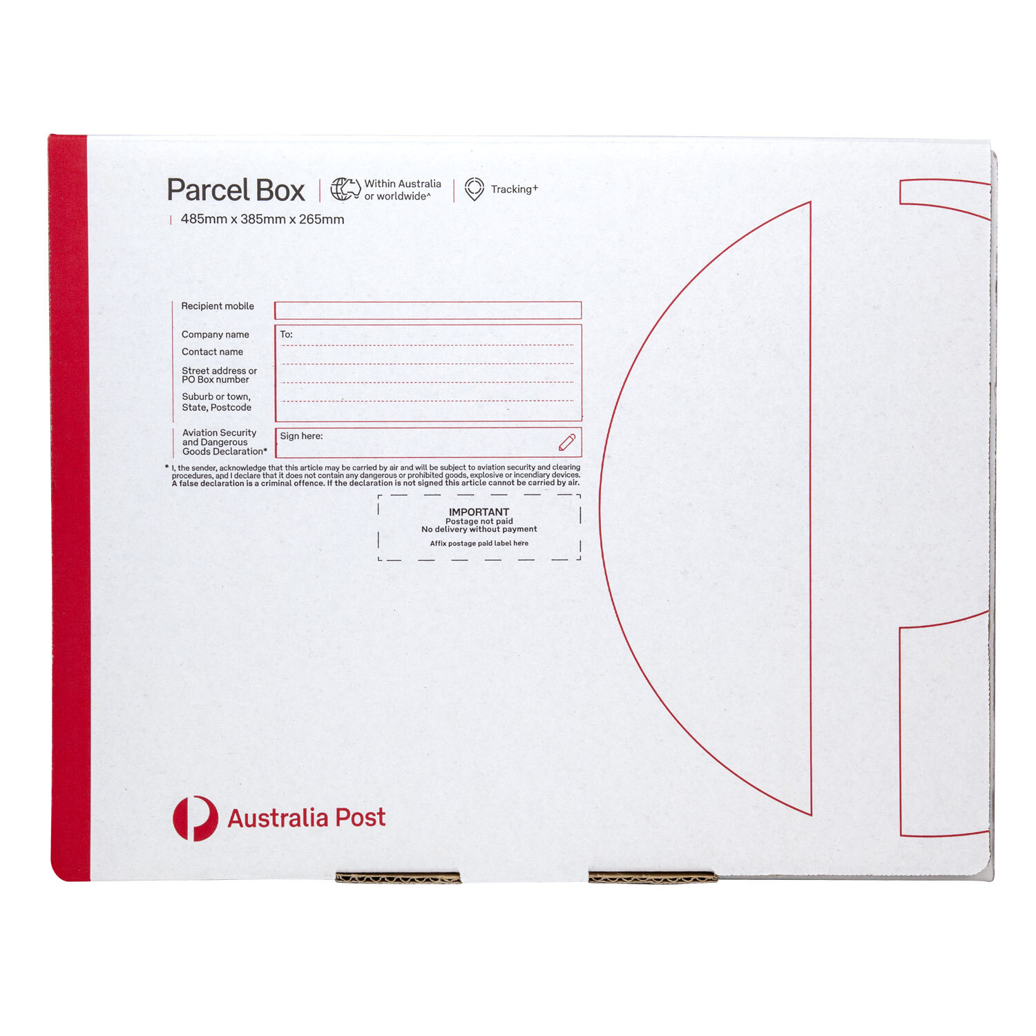 Parcel Box BX23 (485 x 385 x 280mm) – 10 Pack - Mailing boxes